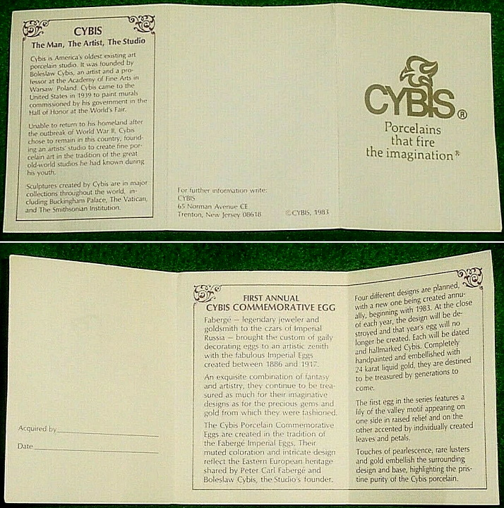 ‘Commemorative’ Editions by Cybis: What, When, and Why – THE CYBIS ARCHIVE